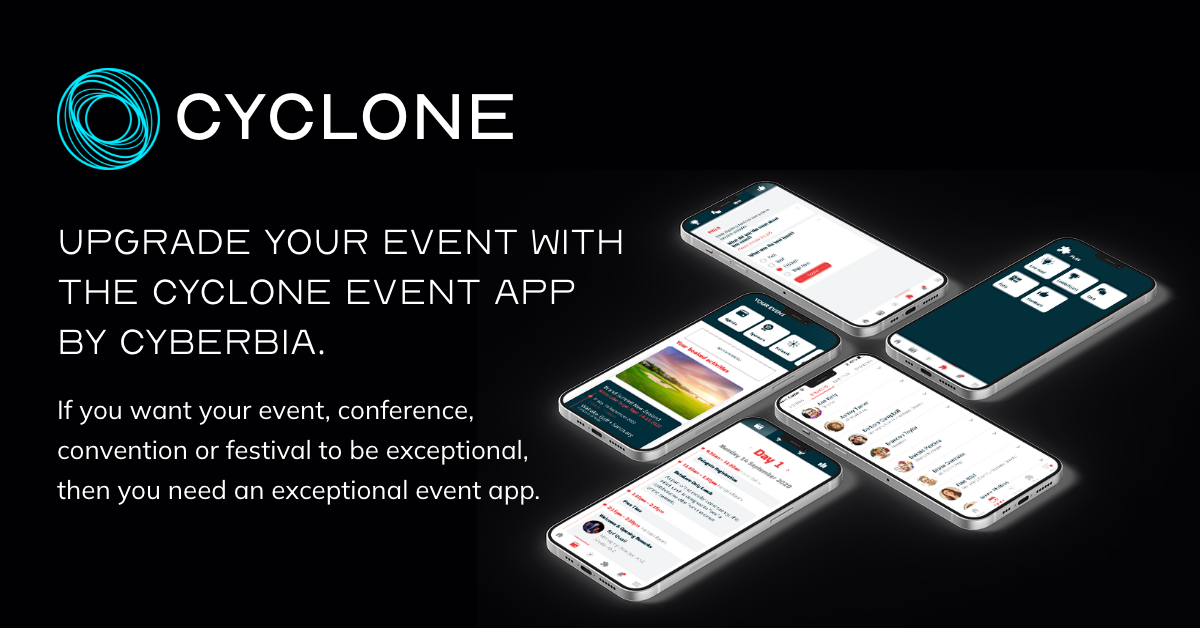 Cyclone App Platform - The event app that your delegates love